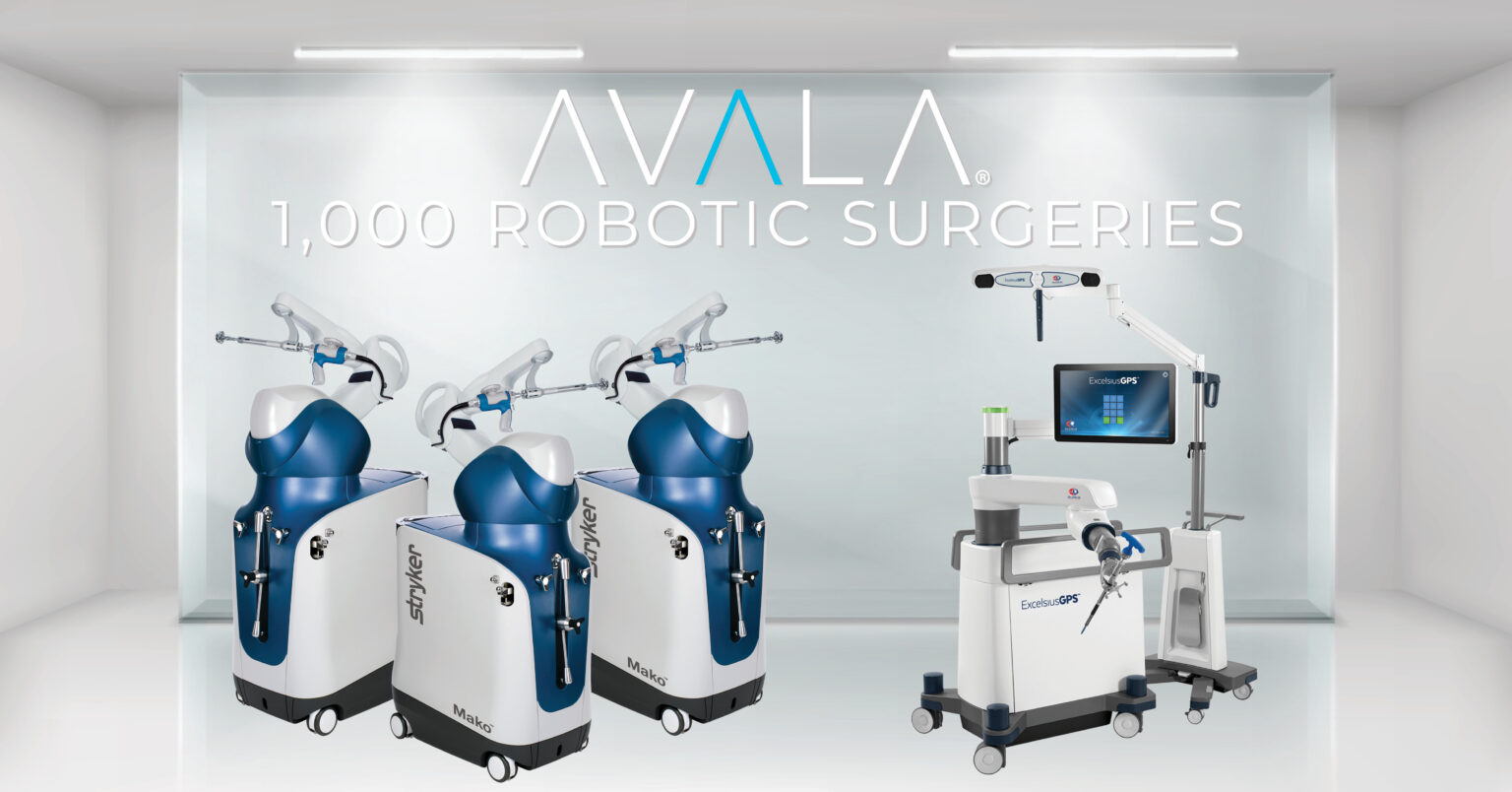 AVALA Exceeds 1,000 Robotic Surgical Procedures in Under Two Years - AVALA