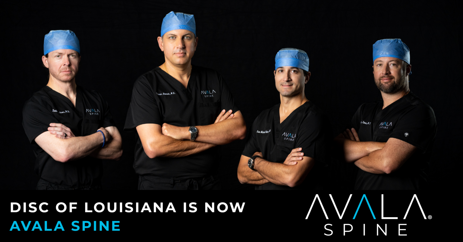 DISC OF LOUISIANA PARTNERS WITH AVALA TO FORM AVALA SPINE - AVALA